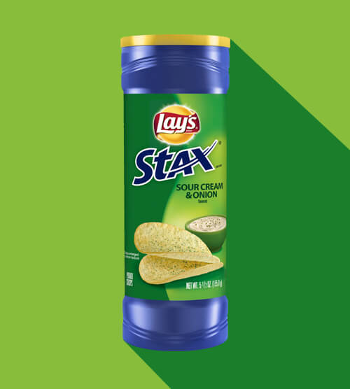 LAY'S® STAX® Sour Cream & Onion Flavored Potato Crisps | Lay's